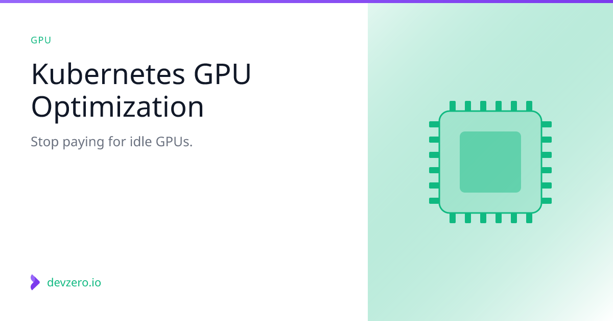 Kubernetes GPU Optimization | DevZero